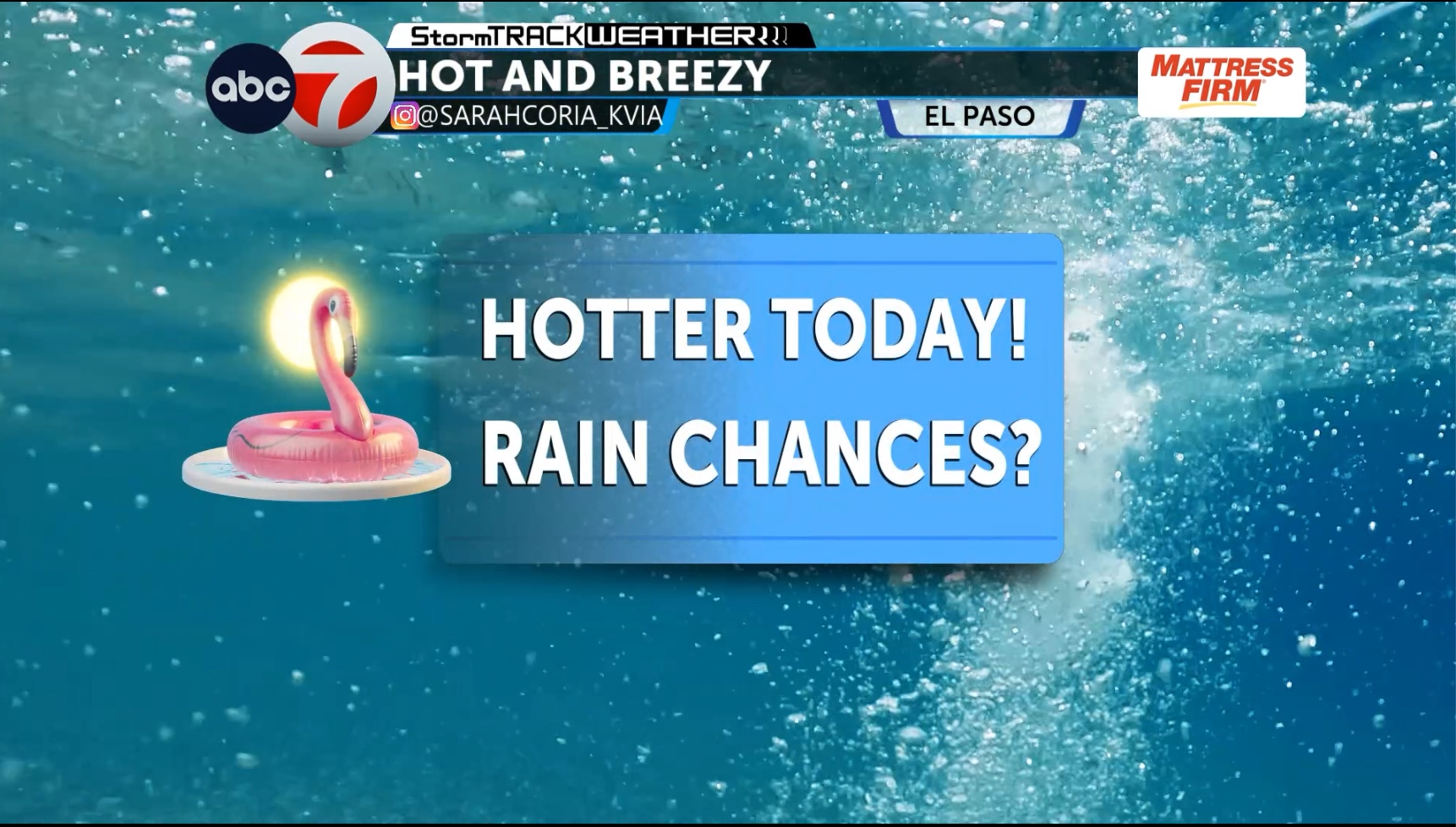 ABC-7 StormTrack Weather: Near triple digit temp, rain chances - KVIA